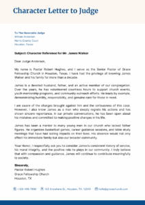 Character Letter to Judge with 15+ Examples, Sample Templates, Tips ...